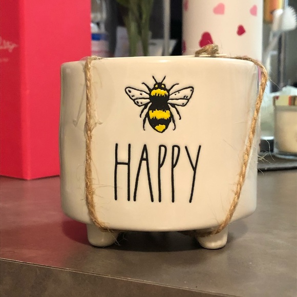 Rae Dunn | Accents | Rae Dunn Bee Happy Planter | Poshmark
